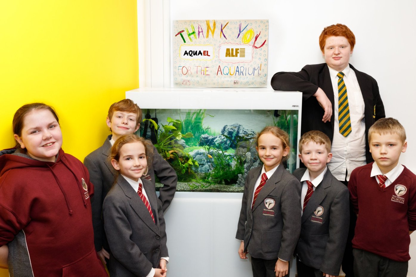 AQUAEL supported Gabor Horvath’ project of fish tank for the Porth ...